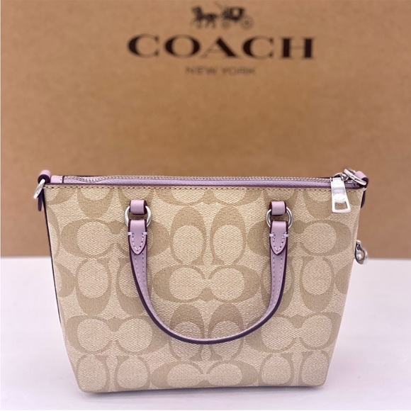 Coach | Bags | Coach Mini Gallery Crossbody Insignature Canvas | Poshmark
